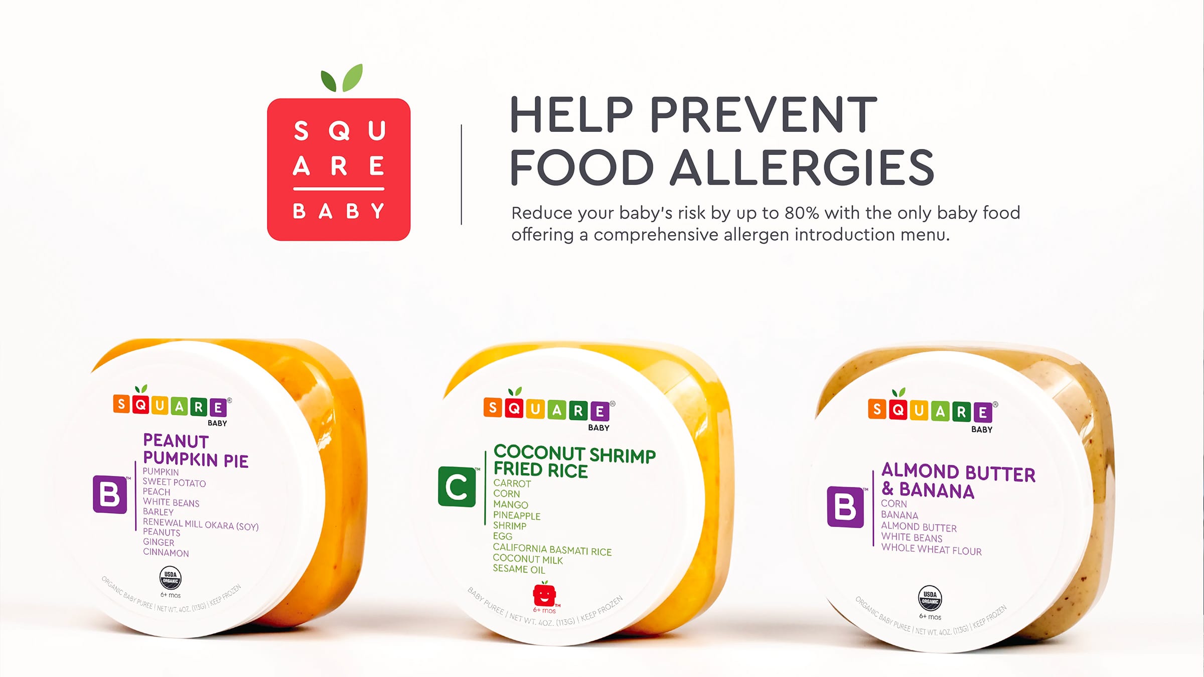 Square Baby Becomes Only Baby Food Offering 8 Top Allergens - Square Baby