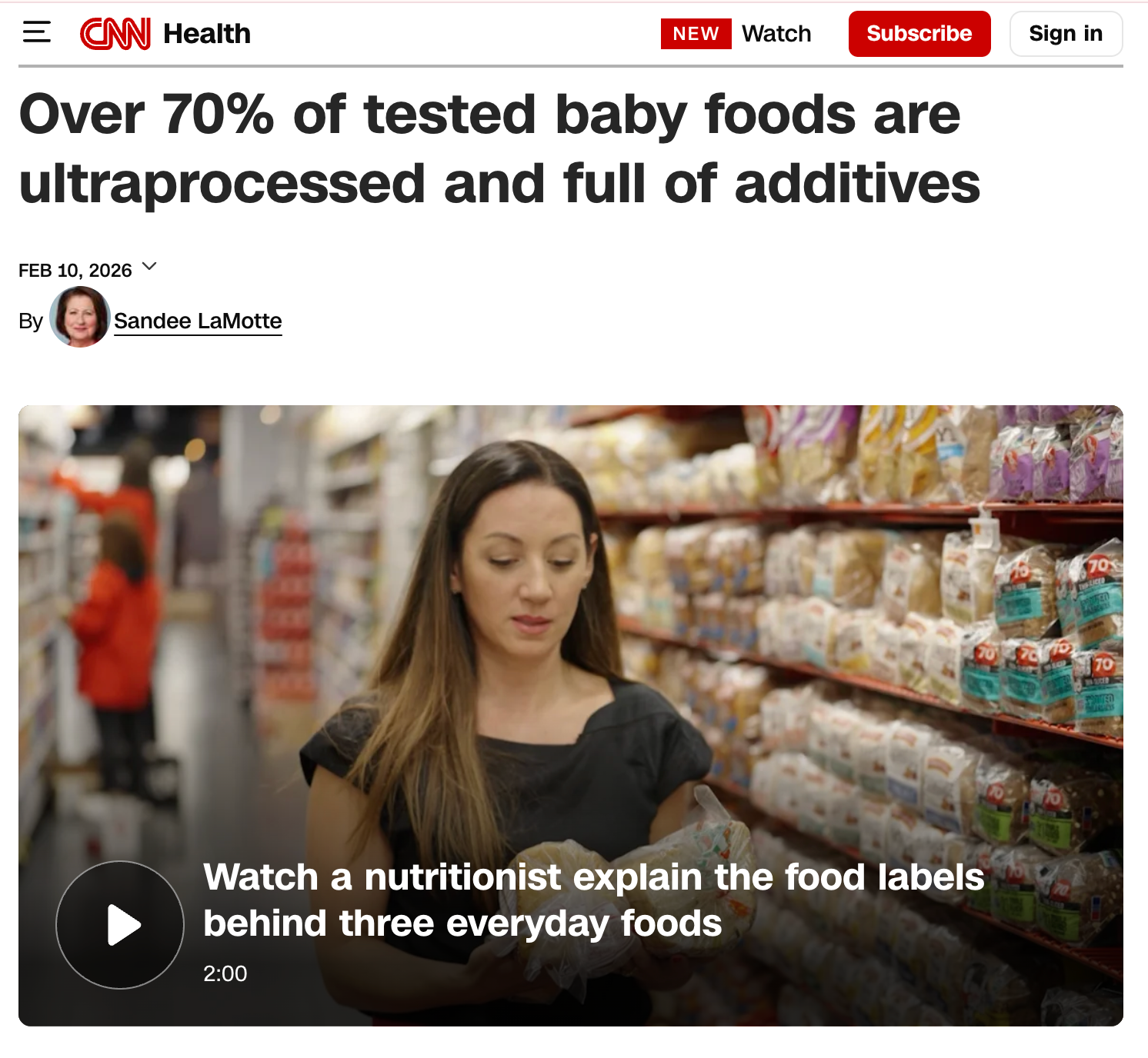 Study Finds Most Baby Foods are Ultra-Processed | Discover Fresh ...